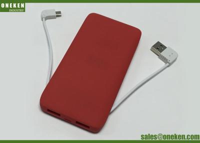 China Li - Polymer Battery Power Bank 4000mAh Portable Smartphone Charger CE Approved for sale