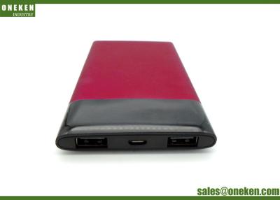 China Li-polymer Battery Portable Power Bank 6000mAh Dual USB Outputs for sale