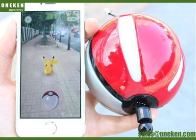 China Mini Pokemon Ball Li-Polymer Power Bank 10000mah Round Mobile Phone Charger for sale