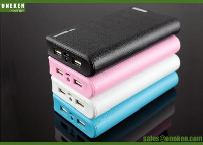 China Large Capacity Wallet 12000mAh Colorful Portable 18650 Power Bank for sale