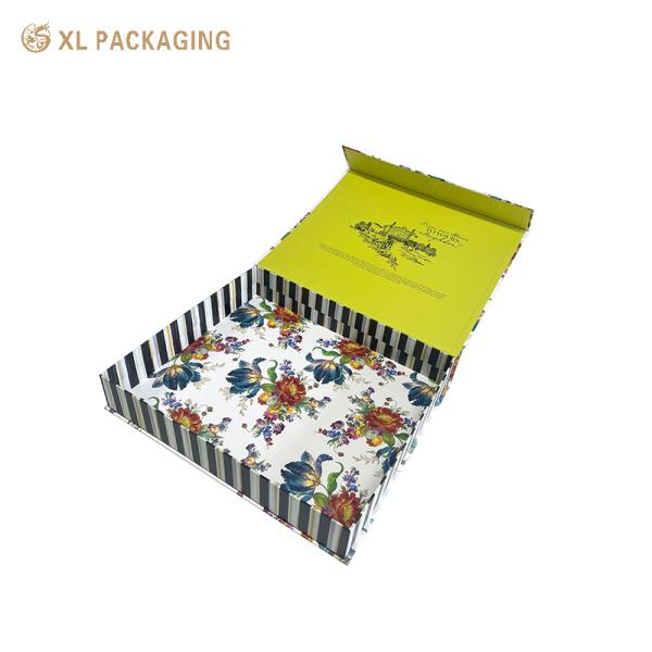 Quality Custom Elegent Inside White Colour Printing Magnetic SkinCare Packaging 157gsm for sale