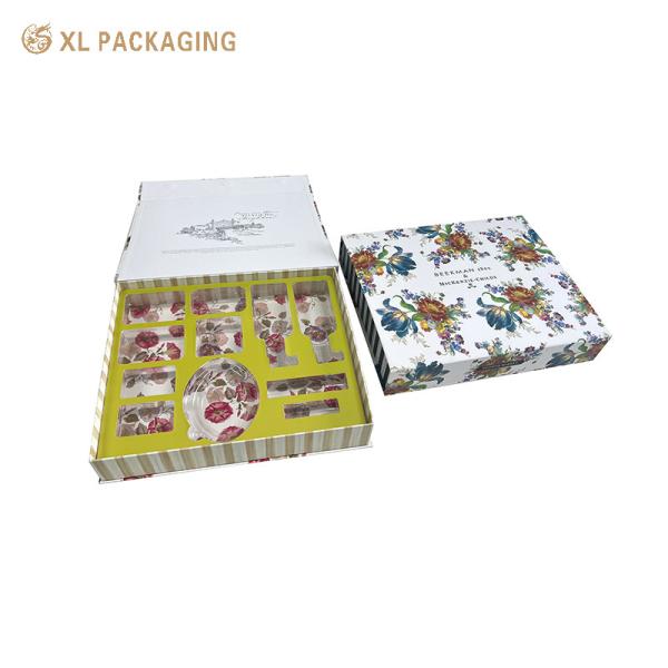 Quality Custom Elegent Inside White Colour Printing Magnetic SkinCare Packaging 157gsm for sale