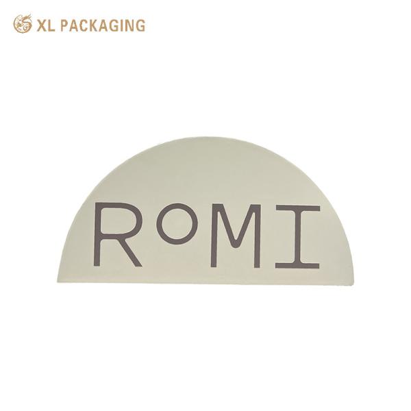 Quality Eco-friendly Half Round Cosmetic Packaging Box with Embossed Logo and EVA Foam for sale