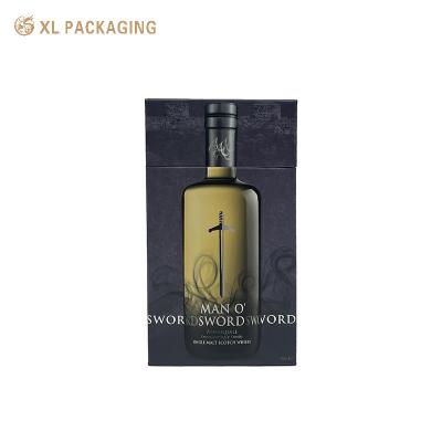 China OEM Luxe driehoekige karton fles wijndoos Rigid Paper Gift Packaging Box Te koop