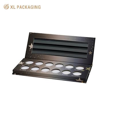 Cina 12 Colore Carta Magnetica Carta Magnetica Palette Eyeliner Imballaggio Scatola Cosmetica Vuota in vendita