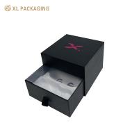 Quality Custom Logo Paper Black Perfume Box Packaging Empty Perfume Boxes 2 Layers for sale