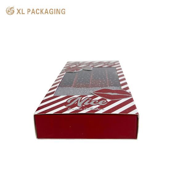 Quality XL Packaging Custom Packaging Box Factory Red Cosmetic Lip Gloss Lipstick for sale