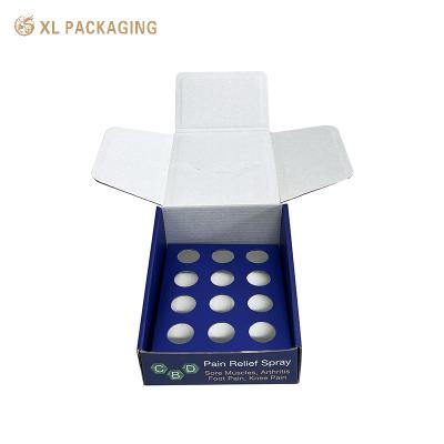 China Op maat gedrukte kartonnen plank papier verzending vouwbare display box voor supermarkt for sale