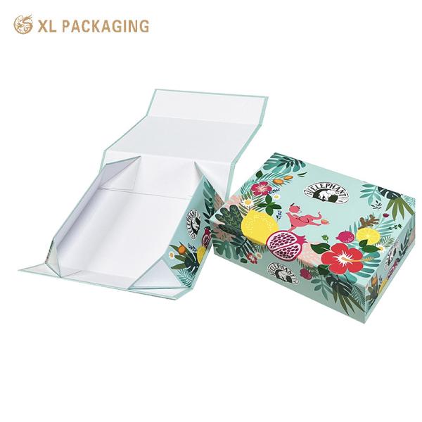 Quality Rectangle Magnetic Closure Box Cardboard Hardcover Gift Box With Magnetic Lid for sale