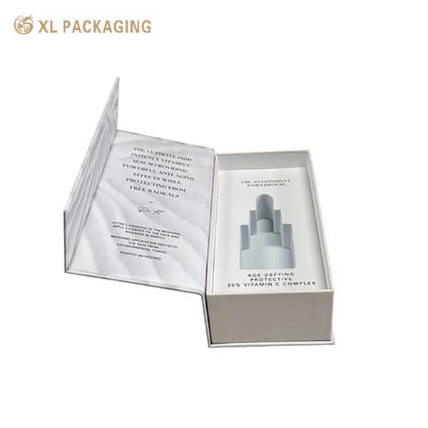 Quality Book Shaped Cosmetic Gift Boxes Offset Printing Skin Care Body Cream Packaging Box for sale