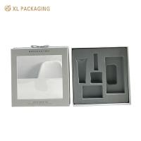 Quality Customized Cosmetic Paper Box Skincare Top And Bottom Packing With Blister Tray for sale