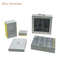 Quality Customized Cosmetic Paper Box Skincare Top And Bottom Packing With Blister Tray for sale
