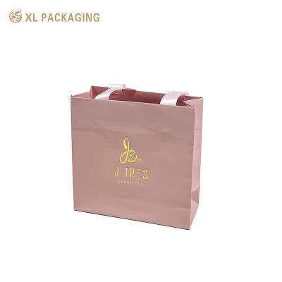 Cina Colore personalizzato Rosa Borse di imballaggio carta regalo Borsa di spedizione regalo Logo stampato in vendita