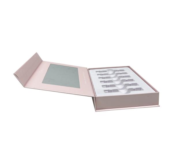 Quality Custom Cosmetic Packaging Boxes SkinCare Set Box With Magnet Closure Card Paper for sale