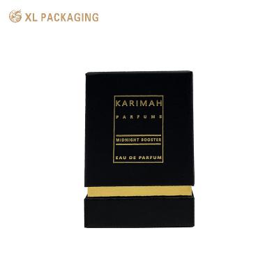 Cina Casella per profumi di lusso personalizzata, con coperchio e base, per la cura della pelle, per il regalo cosmetica, per la moda, per il profumo con timbro d'oro in vendita