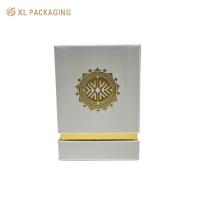 Quality Luxury Perfume Paper Box Gift Box White Hot Stamping Custom Logo Lid And Base for sale