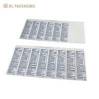 China Embossed textured paper stickers rectangular custom labels for business packaging for sale