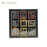 Quality OEM Luxury Rose Gold Glitter Paper Clear PVC Window Cosmetic Carton Collection for sale