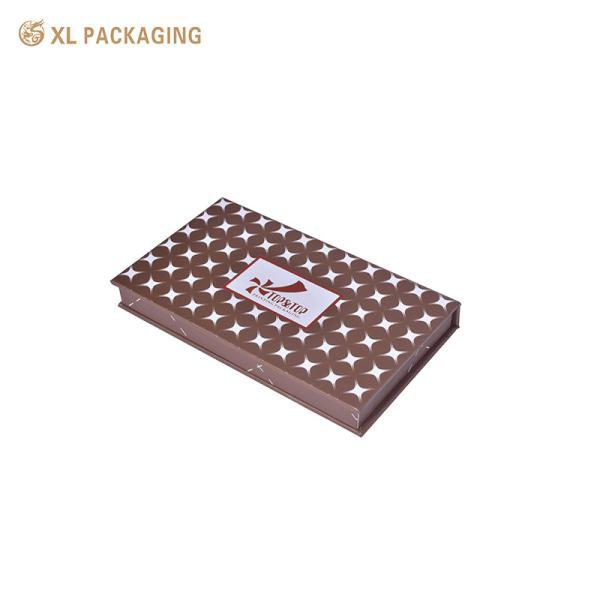 Quality XL Packaging Customized Rigid Paperboard Magnetic Eyeshadow Pans Box With Mirror for sale