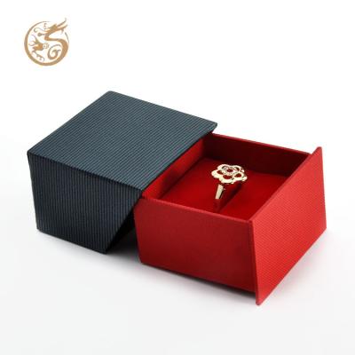 China Drawer Base And Lid Jewelry Box Paper Jewellery Box Packaging for sale