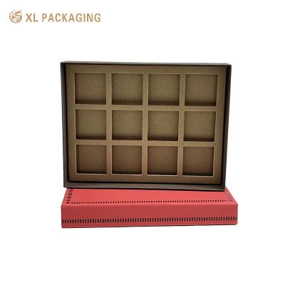 China Custom Logo Luxury Chocolate Candy Cardboard Packaging Box With Eco-friendly Embossed Printing Technics for sale