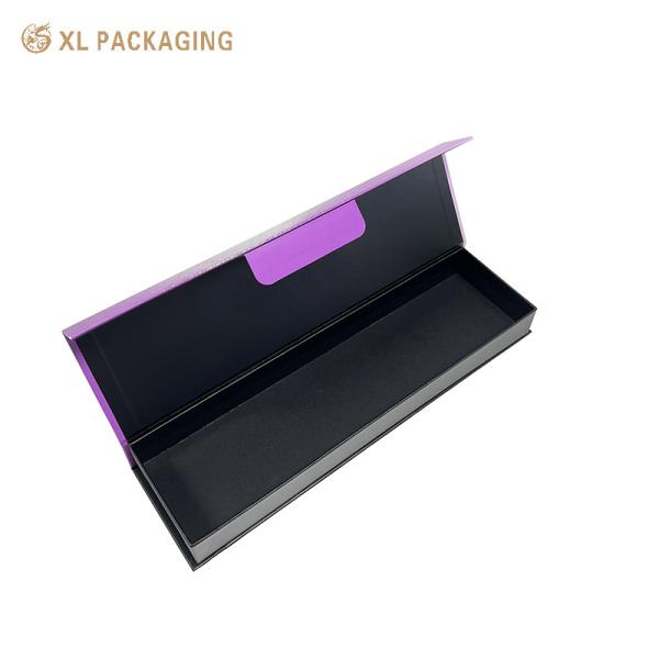 Eco-Friendly Chocolate Truffle Packaging Box with White EVA Insert and Ribbon Accessary