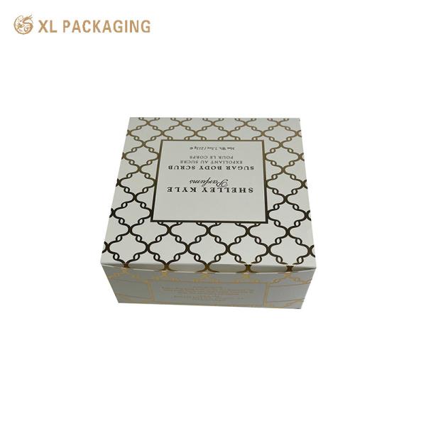 Custom Skin Care Cosmetic Packaging Carton , Tuck Top Custom Printed Folding Packaging Box