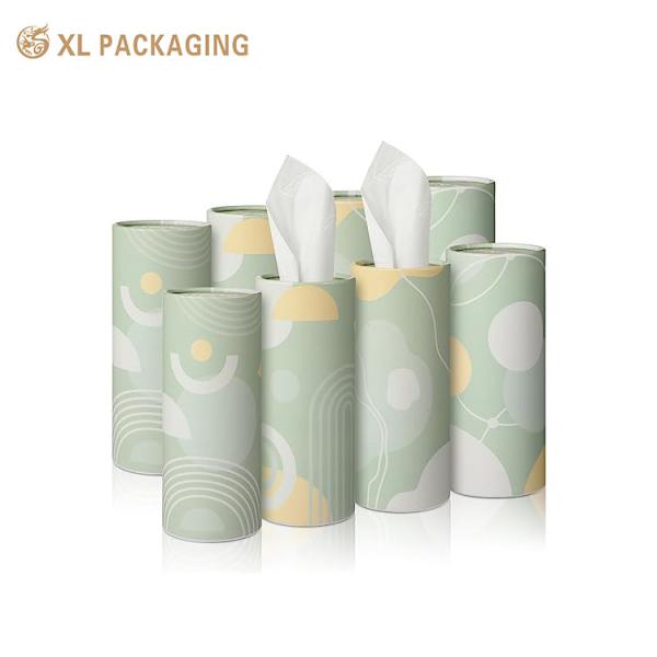 Strong Water Absorption Round Small Box Facial Tissue With Custom Logo White Color/Natural White