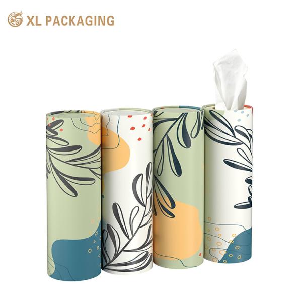 Strong Water Absorption Round Small Box Facial Tissue With Custom Logo White Color/Natural White