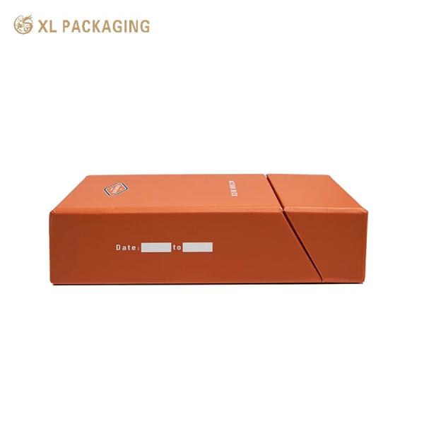 Packaging Gift Boxes Bevel Angle Lipstick Paper Box Orange Cigarette Box With Custom Logo