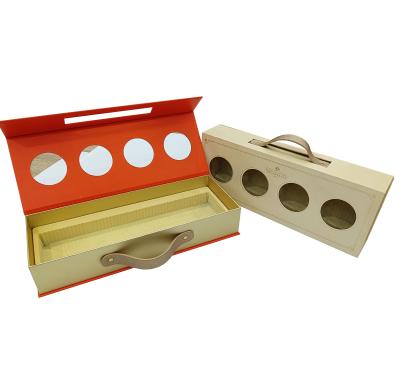 China XL Packaging Custom Packaging Box Factory Magnet Gift Box With Handle Packaging Box Tea Hot Coffee Chocolate Bag Suitcase Box for sale