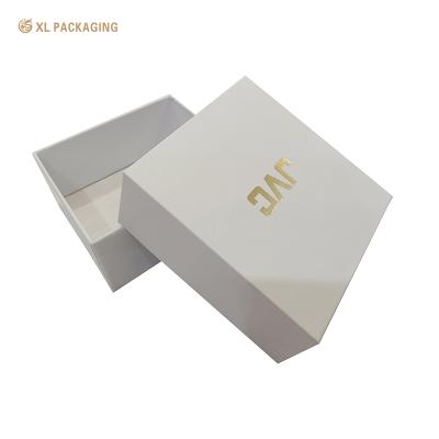 China Rigid Gift Box Lid Base Gold Foil Eco Premium Packaging for sale