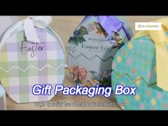 custom easter candy gift box egg shape printed corrugated kraft paper for chocolate