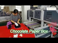 book shaped decorative chocolate paper box magnetic paperboard packaging box with pvc