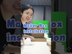 Boîte de courrier en carton sur mesure Vêtements Postal Vêtements Boîte d'emballage pour robe T-shirt Costume