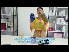 맞춤형 디자인 종이 상자 피부 관리 세트 포장 고품질 화장품 상자 방광 트레이와 함께 다양한 스타일
