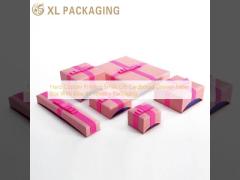 Hard Custom Printing Kleine cadeau kartonnen laken Papierdoos Met boog voor juwelen verpakking