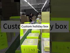 Luxury Skin Care Calendar Box Classic Collector's Book Design con logo in foglio d'oro per Natale