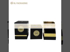 Customized Luxury Lid And Base Perfume Box Skin Care Gift Cosmetic Fashion Gold Stamping Perfume Box