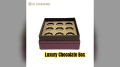 Luxury Chocolate Box Purple Gift Packaging