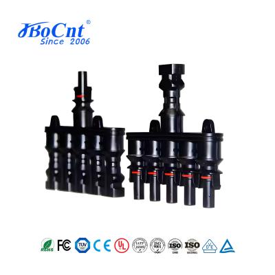 China One In Five Solar Cable Connectors Waterproof IP68 PV Branch Connector for sale