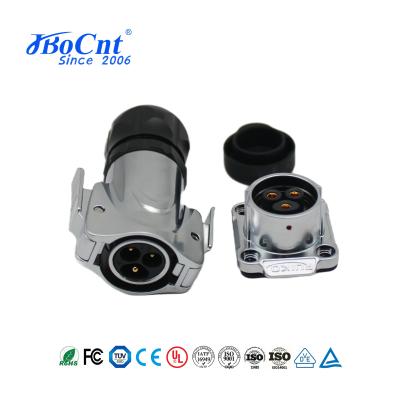 China 3 Pin Circular Power Connector Plug Socket Gold Plated Pin Connector 10A Power Circular Connector for sale