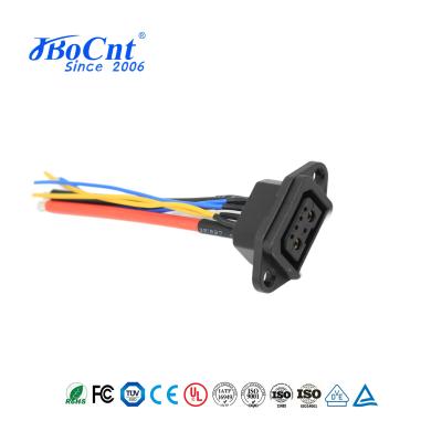 China Jbocnt EV Charging Socket 2+4P EV Connector For Ebike Lithium Battery Charging / Discharging for sale