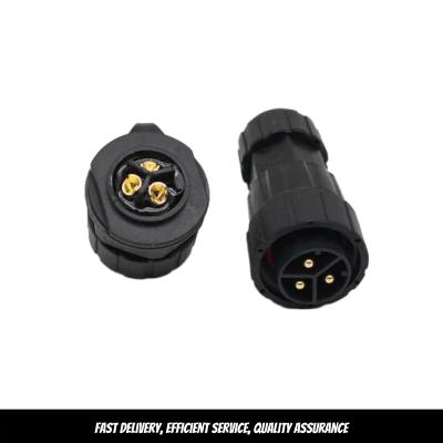 China IP68 PV Connector 3 Pin Waterproof Circular Connector For Photovoltaic System for sale