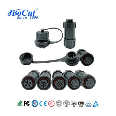 China IP68 Waterproof Power Cable Connector Dustproof Multi Pole Plug And Socket for sale