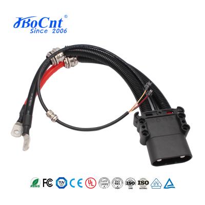 China REMA Connector 80A 160A 320A Battery Connector Wiring Harness Electric Male Female Power Forklift Charger Connector With Cable for sale