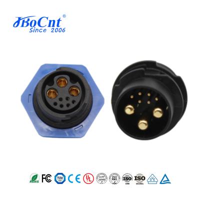 Cina Connettori circolari impermeabili Presa elettrica IP67 Connettore a pannello 3+6 Pin in vendita