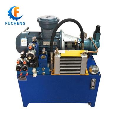 China Fucheng 12V/24V AC 220V/380V Hydraulic Station with Standard Structure and Piston Motor for sale