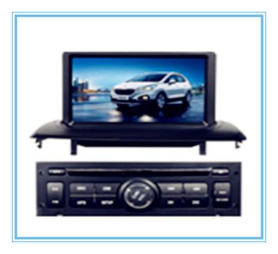 China Supplier Two DIN Car DVD Player for PEUGEOT 3008