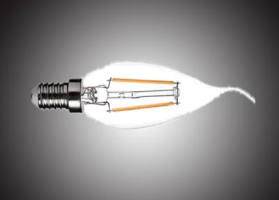Cina Il candeliere 2w 4w ha condotto le lampadine del filamento con la coda/lampadine bianche del filamento in vendita